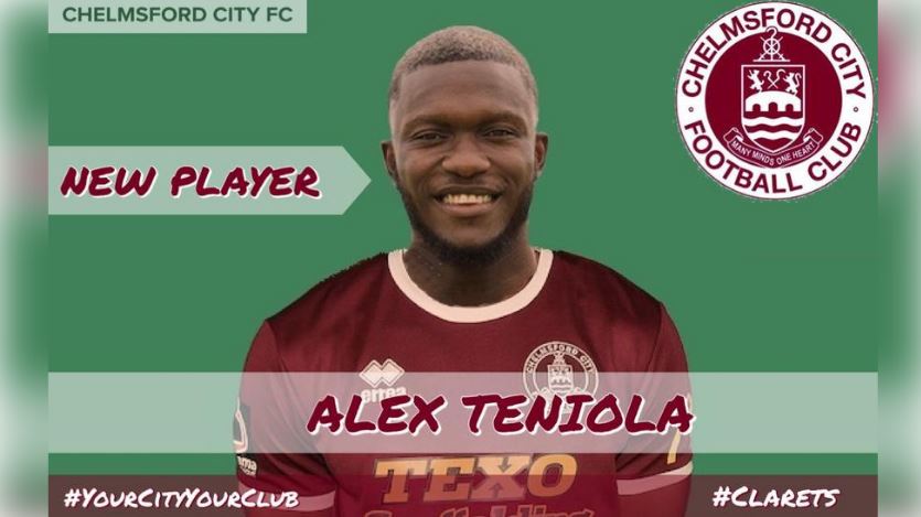 It’s Teniola Time for Chelmsford City – North Kent Non League